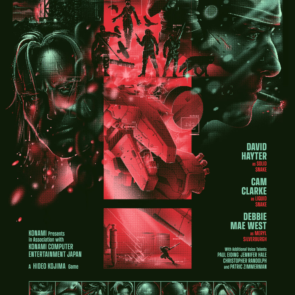 Metal Gear Solid Poster Alex Griendlings Work Index 4327